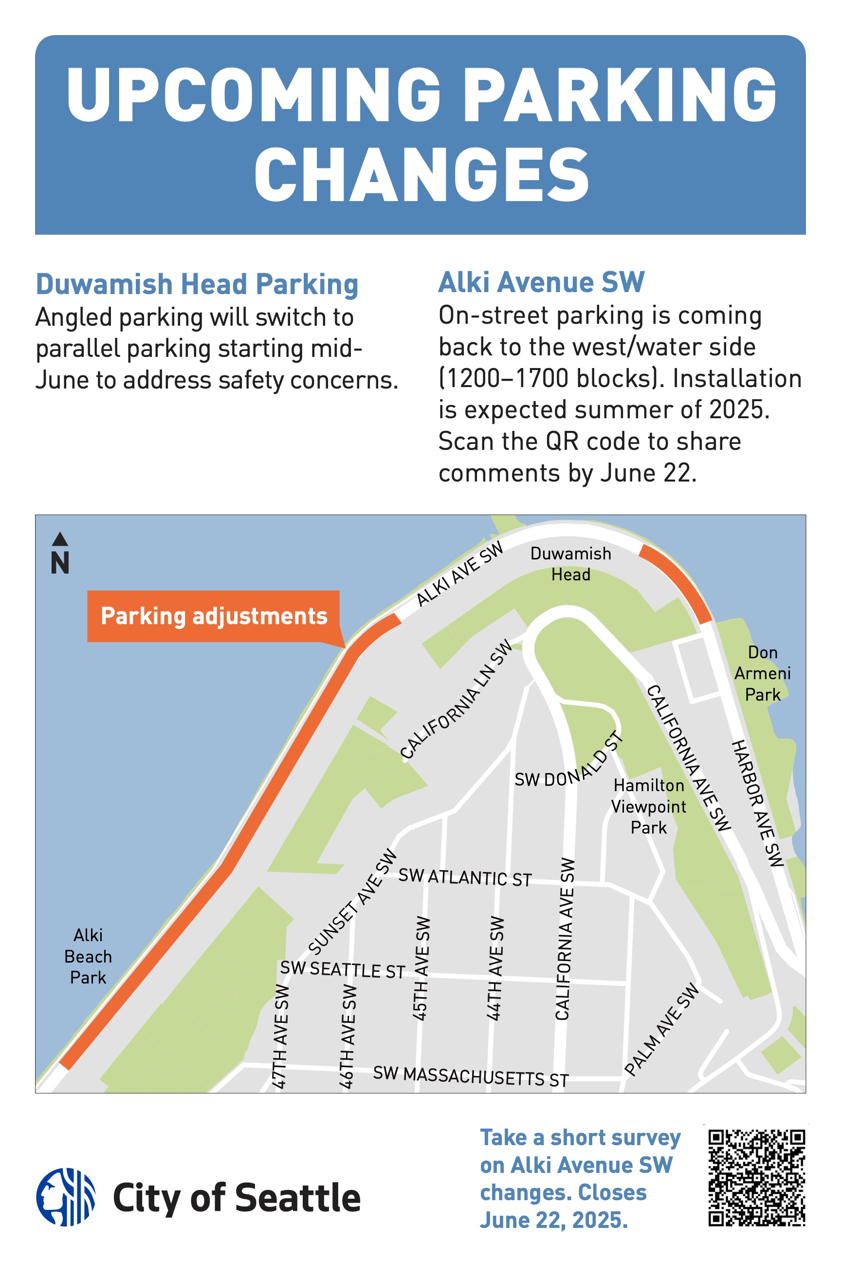 West Seattle parking adjustments announced: Safety and availability ...